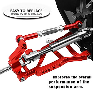 Rc Stainless Steel Front Rear Drive Shaft CVD for 1/10 Rustler VXL 4X4/Stampede VXL 4X4/Hoss VXL 4X4/Slash Platinum/Ultimate/VXL 4x4 4WD RC Car,ARRCat RC Upgrades Part