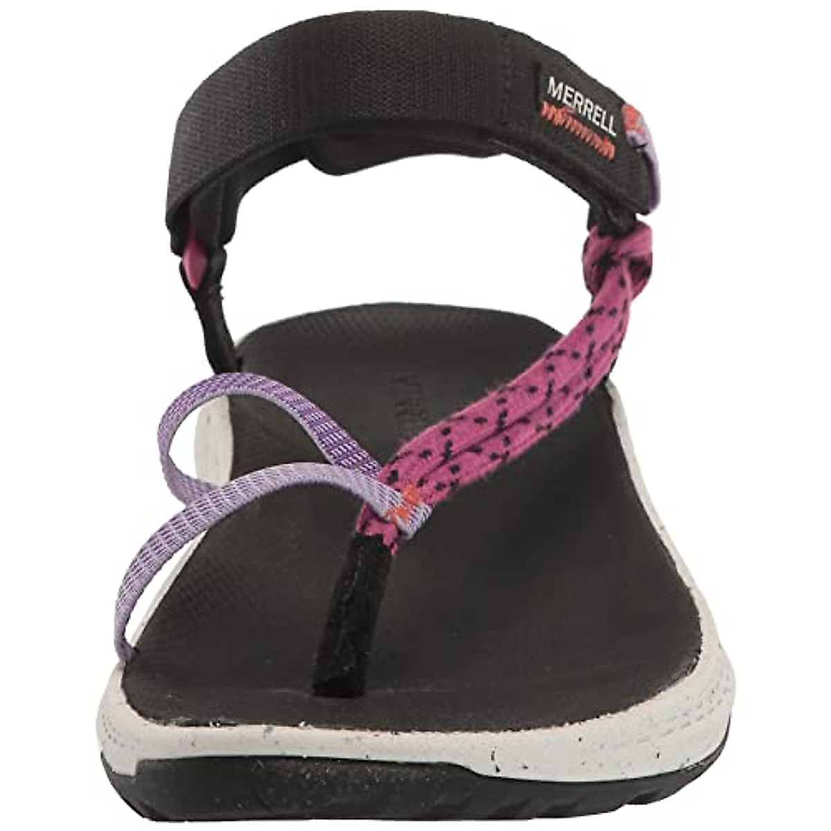Merrell Women's Bravada Cord Wrap Sport Sandal, Black/FUCHSI, 8
