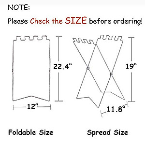 Trash Bags 1 Gallon-12 Gallon Holder Stand(free adjusted), Waste Sorting Bin, Grass Clippings Portable Fold Up Can, Trash Stand Holder for Camping Recycling Suitable in Bedroom, Kitchen, Camping