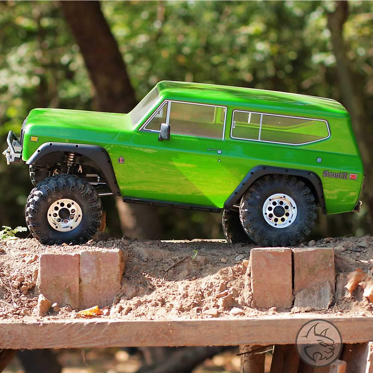 Redcat Racing Gen8 V2 International Scout II 1/10 Scale Rock Crawler Scale Truck, Green, GEN8-V2-GREEN