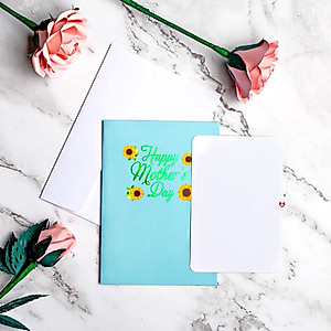 Lovepop Mother’s Day Sunflower Hummingbird Pop-Up Card – Mother’s Day Card – Handcrafted 3D Pop-Up Greeting Card for Her – Mother’s Day Love Card, 5 x 7”