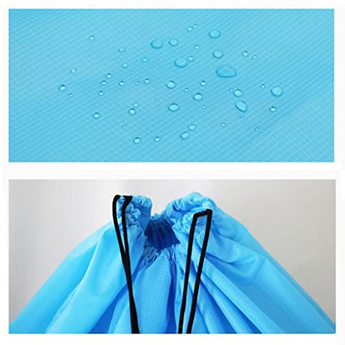 Colcolo Single Bag Waterproof Drawstring Storage Pouch Carry Sack Organizer, Blue, 50x70cm