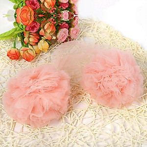 Flower Ball Bed Decor Baby BedNet Hanging Canopy for Babies Crib Accessories Wall Pendant Decoration for Kids Room (Pink)