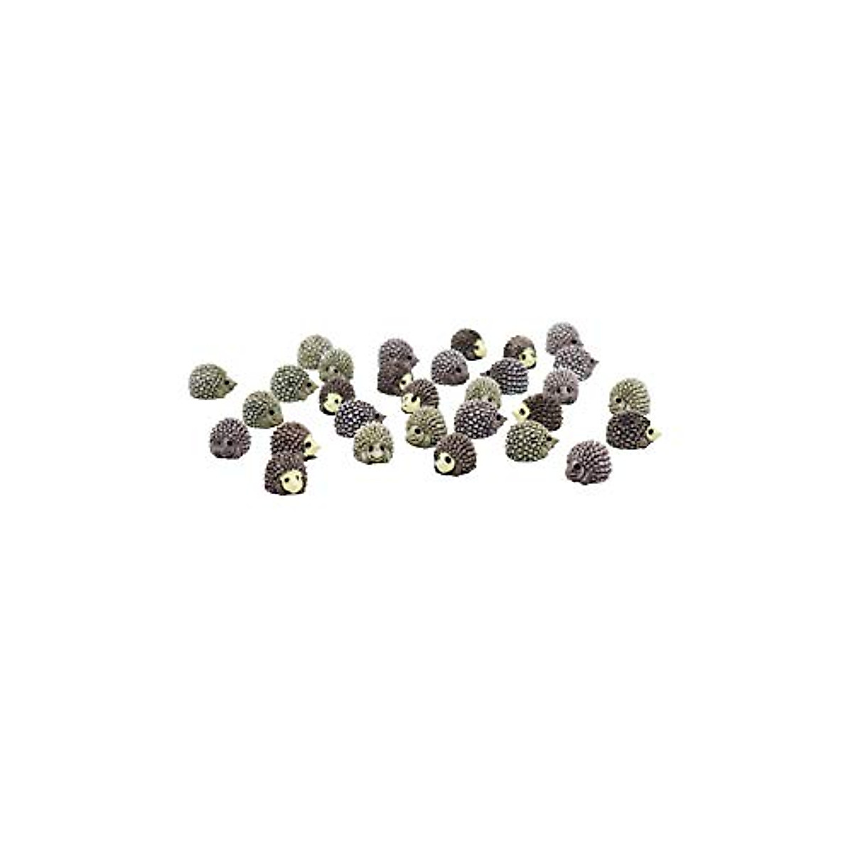 X Hot Popcorn 30 Pcs Mini Hedgehog Figurines, Miniature Moss Landscape DIY Garden Decor