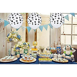 Paw Balloons 12 Inch Puppy Dog Paw Print Latex Party Supplies Round Latex Toys 20pcs/Pack