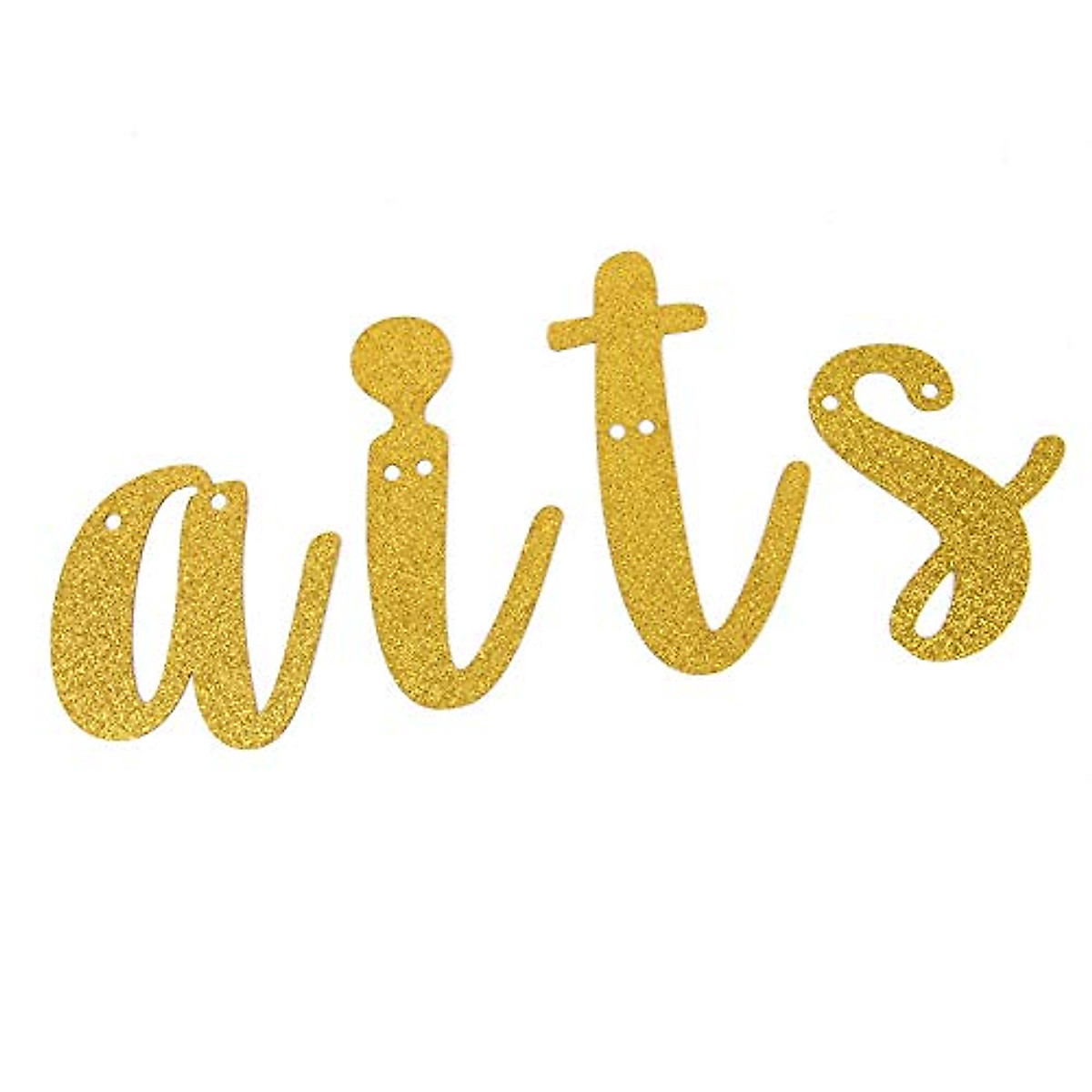 AonBon Gold Happy 1st Anniversary Banner, for 1st Anniversary Party Decoration, 1st Wedding Anniversary Party Decoration Photo Props