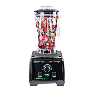 Restaurantware - Hi Tek 3 HP Commercial Blender, 1 Variable Speed Heavy-Duty Blender - 64-Ounce Tritan Jar, Toggle Control, White Plastic Industrial Blender, 3 HP Motor