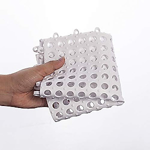 12PCS Interlocking Soft PVC Floor Tiles, No-Slip Pool Shower Bathroom Kitchen Mat with Drain Hole 11.75'' x 11.75'' Decking Tiles Outdoor and Indoor