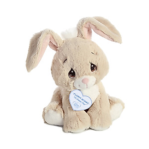 Aurora® Inspirational Precious Moments™ Floppy Bunny Stuffed Animal - Cherished Memories - Enduring Comfort - Brown 8.5 Inches