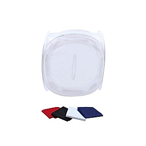 UKCOCO Photo Tent 1 PC 4 Cube Table Photography Studio Photo Tent Photo Light Cube Home Photography Studio Foldable Photo Studio Photo Studio Small Light Box White