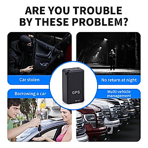 GPS Tracker for Vehicles,No Subscription,Free App for Cars,Tracker Device for Vehicles,Unlimited Distance US,Small Portable Real time Mini Magnetic for Cars, Kids, Elderly, Wallet, Luggage