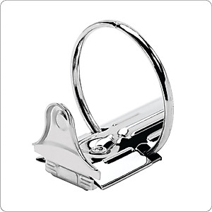 Cardinal Economy 3 Ring Binder, 1 Inch, Presentation View, White, Holds 225 Sheets, Nonstick, PVC Free, 4 Pack of Binders (79510)