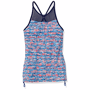 TYR Quake Tessa Tank, Blue Orange, M