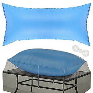 84" x 36" Patio Furniture Cover Airbag - No Leakage, with Rope to Fix, Reusable Weather Resistant Picnic Table Airbag Patio Table Cover Support for Outdoor Patio Furniture, Rectangular
