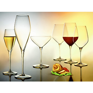 Luigi Bormioli Atelier 10 oz Cocktail Glasses (Set of 6), Clear, 6 Count (Pack of 1)