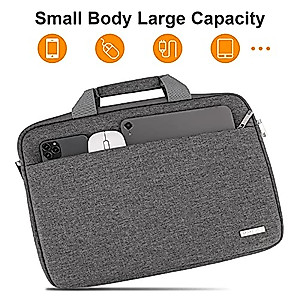 YXLILI Laptop Sleeve 14 inch Computer Case for Laptop Protective case with Handle Soft Lining Padded for 13-13.3 inch MacBook Pro Air Acer ASUS HP Lenovo Dell Chromebook