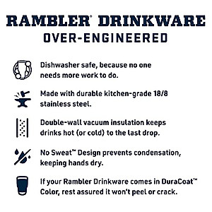 YETI Rambler 25 oz Straw Mug, Vacuum Insulated, Stainless Steel, Seafoam