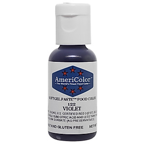 Americolor Soft Gel Paste Food Color, 75-Ounce, Violet
