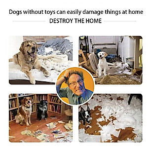 Dog Pet Chew Toys Plush Chewing Toy, Aggressive Chewers Durable Molars Training Toy, Resistant Cute Dinosaur Shape Pet Stuffed Toy for Teeth Grinding,Built-in air Pressure Sound Device