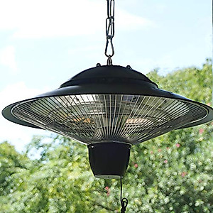 DONYER POWER 1500W Outdoor/Indoor Electric Patio Heater, Ceiling Mounted, Iron