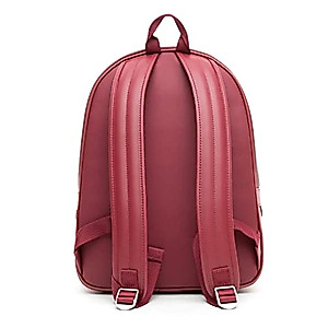 Lacoste Men's Ultimum Logo Petit Piqué Backpack, Burgundy