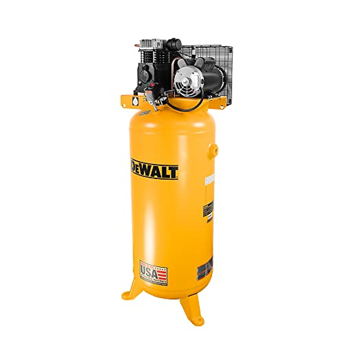 Dewalt DXCM603.COM 5 HP 60 Gallon 175 Max PSI 17 SCFM @40 PSI 14.6 SCFM @ 90 PSI Single-Stage Oil-Lube Electric Stationary Vertical Air Compressor