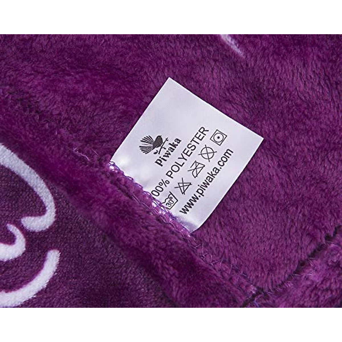 Wonderful Grandma Throw Blanket | Best Grandma Gifts | Wrap Your Grandmother with Love and Inspirational Words | Comfort Grandma Blanket Mothers Day Birthday Gifts for Grandma (Purple, Flannel)