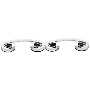 2pcs No Punch Handle Grip Shower Handle Support Grip Rail Bar with Suction Cup Suction Cup Handle Kitchen Knob Suction Handle Bar Glass Door Pull Suction Cup Door Handle
