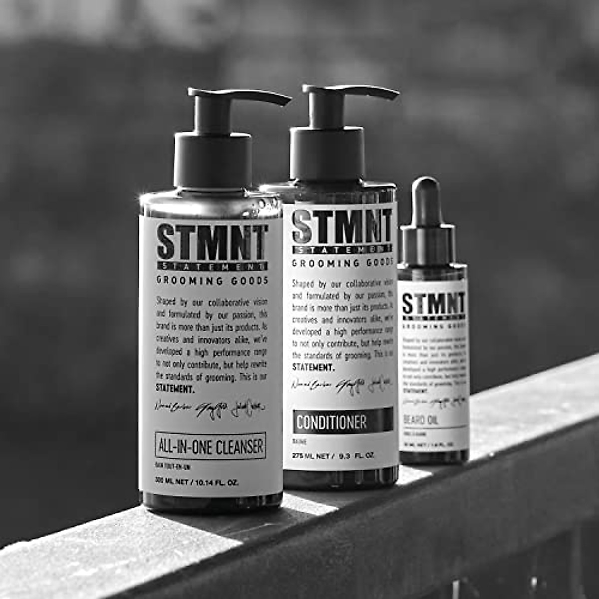 STMNT Grooming Goods Conditioner, 9.3 oz,Softens Hair,Restores Shine,Moisturizing Formula,Activated Charcoal & Menthol,All Hair Types