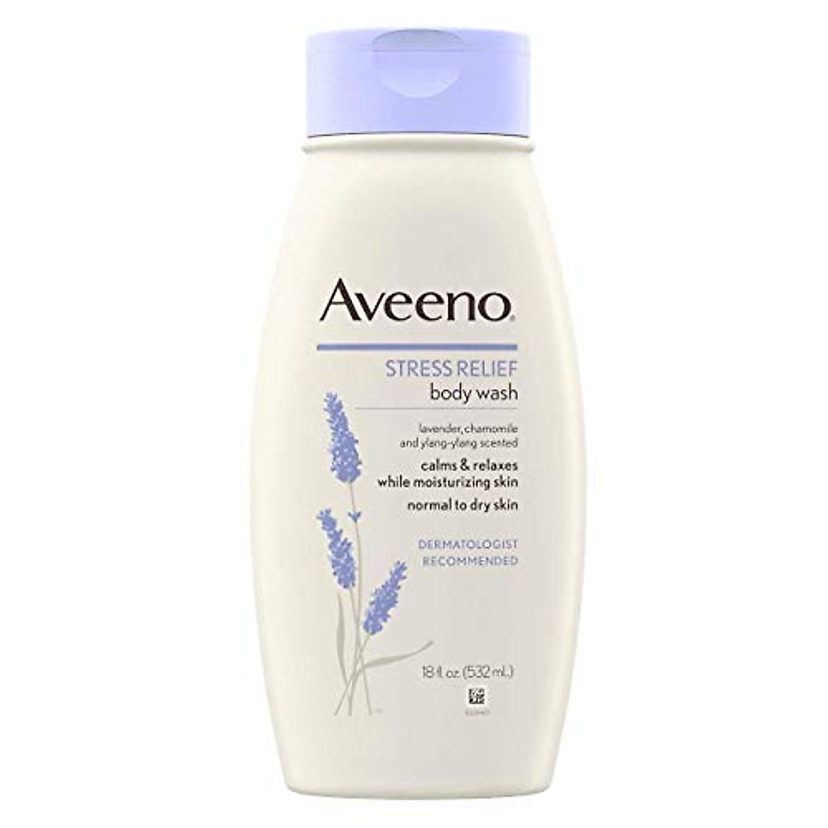 Aveeno Body Wash Stress Relief 18 Ounce (532ml) (2 Pack)