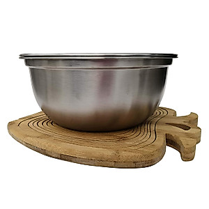 Kamay's 11X10.6 Inch Bamboo Fruit Bowl Collapsible Basket For Fruit Egg Bread Fruit Dried Fruit Folding Fruit Basket Multifunction Heat Resistant Bamboo Trivets Pot Mat Hot Pan Pads (Tomato shaped)