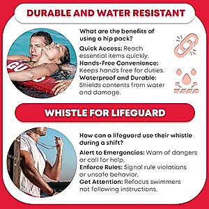 Ever Ready First Aid Fanny Pack/Hip Pack (Fanny Pack With Whistle)