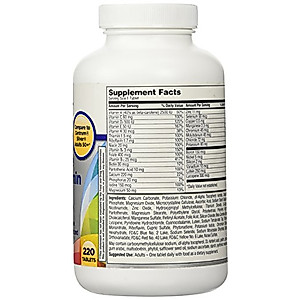 Equate Mature Adults 50+ Multivitamin 220 c