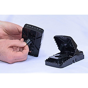 Rat Snap Traps by Eco Pro Pest Control | 6-Pack Snapping Rat Traps with Teeth | Reusable Rodent Trap for Indoor & Outdoor Use | Easy Set Up, Quick, & Powerful Rat Trap with a No-Escape Rat Trap Snap