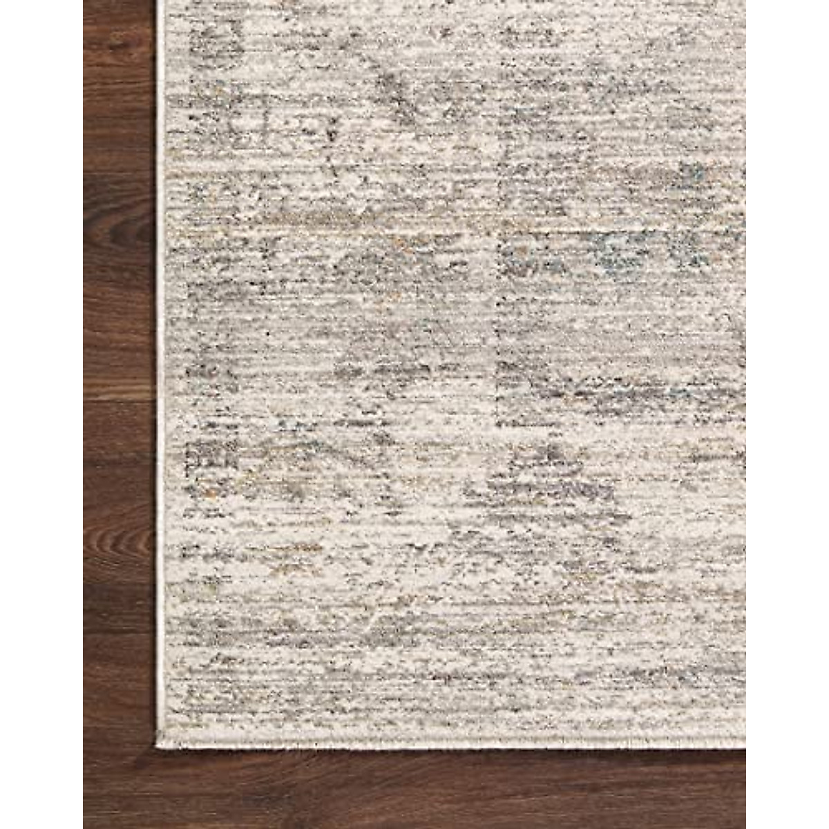 Magnolia Home by Joanna Gaines x Loloi Millie Collection MIE-01 Silver / Dove 7'-10" x 10' Area Rug