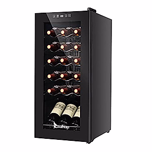 NA American Standard JC-53 AC 115V /60Hz 18Bottle/1.8Cu.Ft/52L/ Compressor Wine Cabinet Black