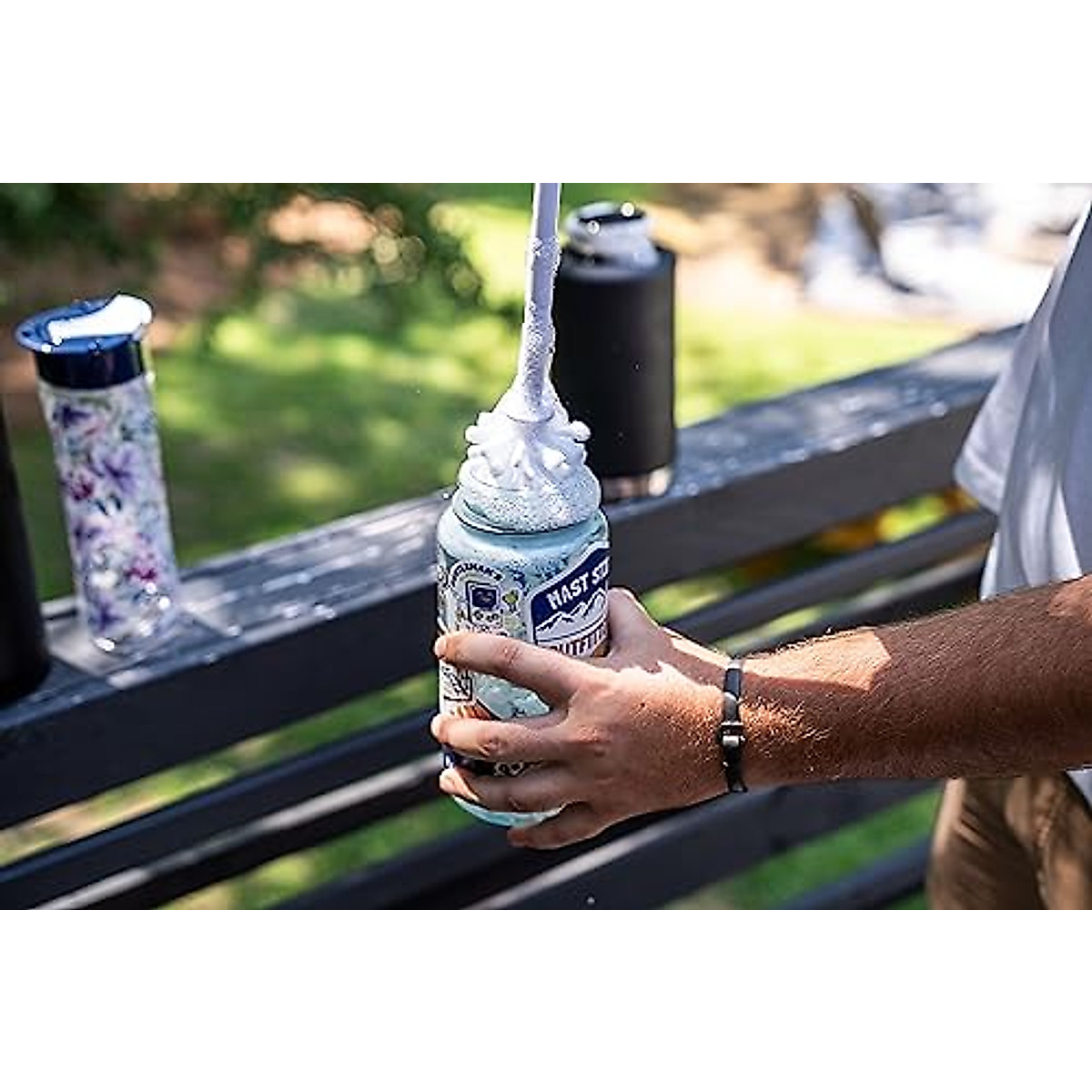 RotoScrub Bottle Brush - Drill Accessory - Clean Water Bottles, Coffee Mugs, Cups, Pots, Glasses, Jars, Blenders & Pitchers