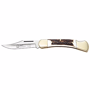 Puma 210900 Earl Folding Knife, Plain Stag