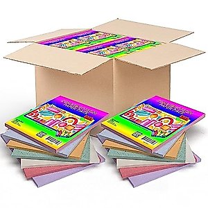 Construction Paper (600 Sheets), Construction Paper Bulk, 9 x 12 Construction Paper Assorted Colors, Construction Paper for Kids, Color Art Paper, 600 Sheets Per Pack, 1 Pack (600)