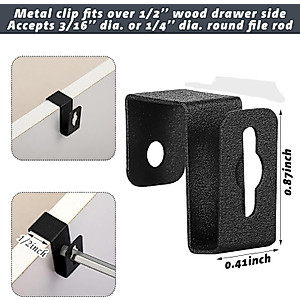Hanging File Bracket Clips (pkg4) #5080