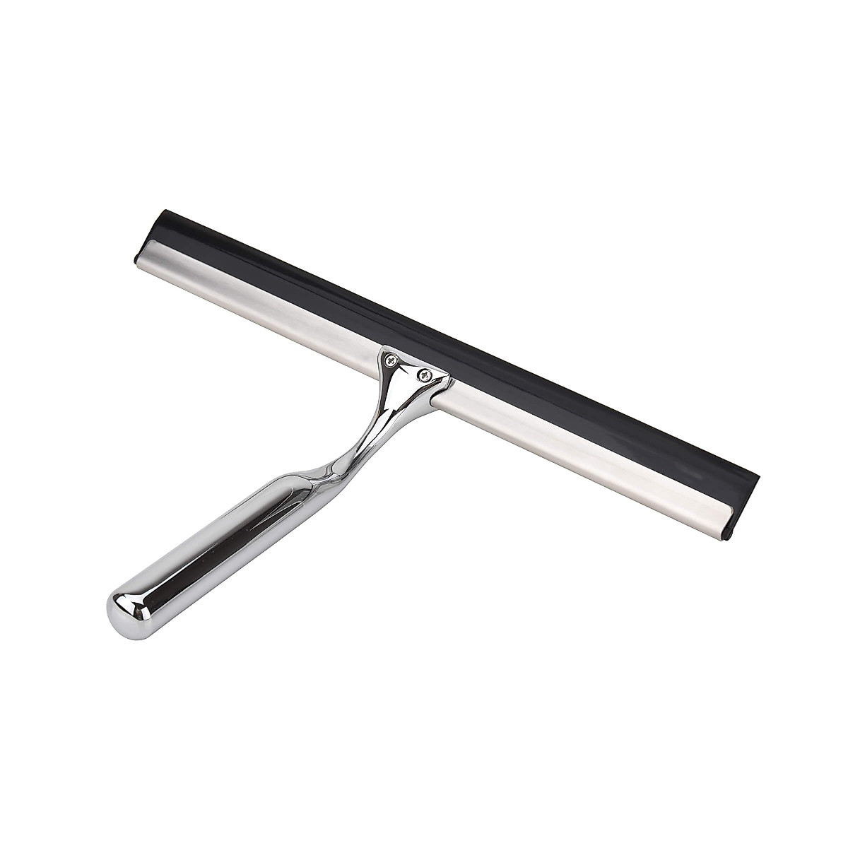 Aliglow All Purpose Stainless Steel Squeegee for Glass Shower Doors, Car Window, Home Mirrors, Bathroom Shower Cleaner Wiper 10 inches