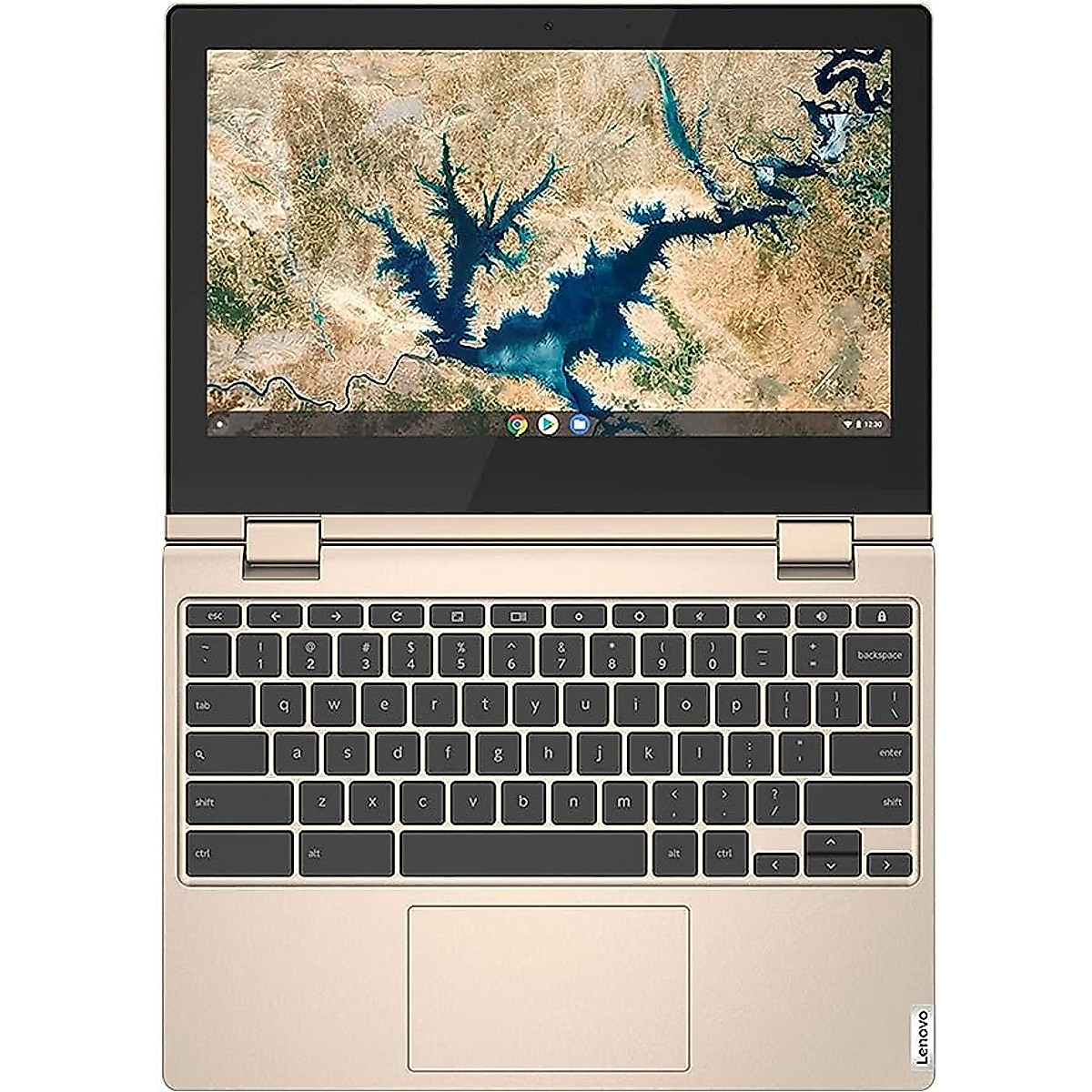 Lenovo Chromebook C340 2-in-1-11.6" HD Touchscreen - Celeron N4000-4GB - 64GB eMMC - Gold (Renewed)