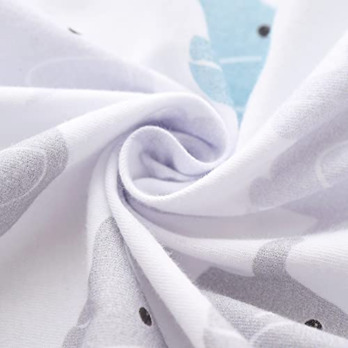 Gina Era Changing Pad Cover, 100% Jersey Knit Organic Cotton Changing Pad Covers, Super Soft and Comfortable, 2 Pack, Diaper Changing Pad Cover for Baby Girl and Boy (Blue)