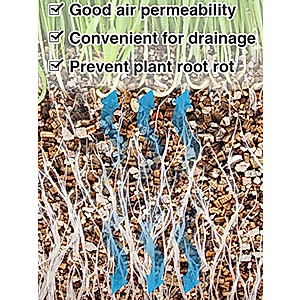 Organic Vermiculite Bulk, Horticultural Vermiculite for Plants, Soil Additive for Potted Plants, Vermiculite Coarse Hydroponic for Succulent Orchid Gardening Reptiles 3Qt