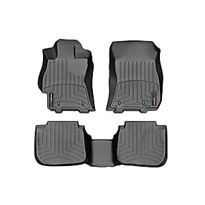 WeatherTech Custom Fit FloorLiners for Subaru Outback, Legacy - 1st & 2nd Row (44708-1-2), Black