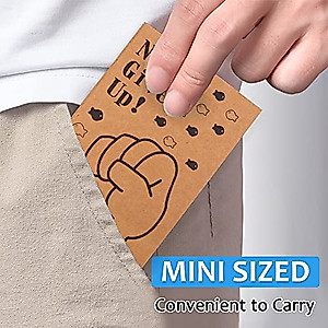 feela 15 Pack A6 Kraft Notebooks, 15 Designs Cute Mini Pocket Notebooks and Journals, Lined Motivation Small Journal Notebook Notepad Bulk for School Supplies Women Taking Memos, 4.1X5.8 in, 80 Pages