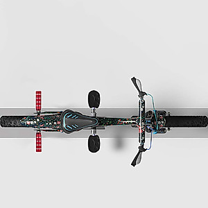 SMALL STAR Bike Pegs 2Pcs Aluminum Alloy Anti-Skid Lead Foot Bicycle Pegs 3/8 inch Axles