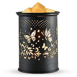 kobodon Metal Wax Warmer,Wax melt Warmer,Candle Wax Burner, Electirc Wax Melt Warmer Candle Melter as Gifts for Moms Grandma Women Girls(Butterfly)……