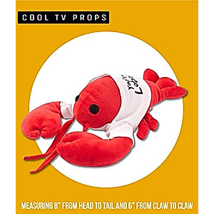 You’re My Lobster Plush Decoration – Cool TV Props Friends Lobster Plush Decoration – Ross Geller Rachel Green Lobster Decoration in Cute White T-Shirt – 8” (20cm) Head to Tail, 6” (15cm) Claw to Claw