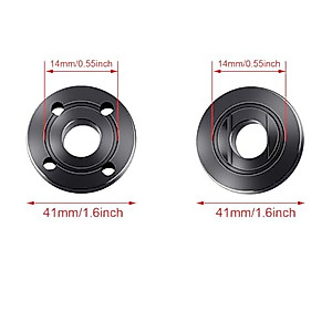 Grinder Angle Spanner Wrench Flange Nut for Compatible with Dewalt Milwaukee Bosch Black Decker Ryobi Makita 193465-4 4.5" 5" 5/8-11 Parts